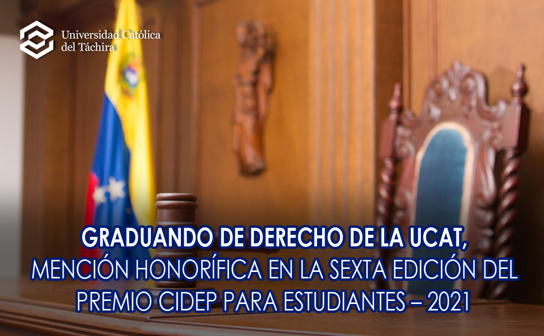 Graduando de Derecho de la UCAT, mención honorífica en la Sexta Edición ... Graduando de Derecho de la UCAT, mención honorífica en la Sexta Edición ...