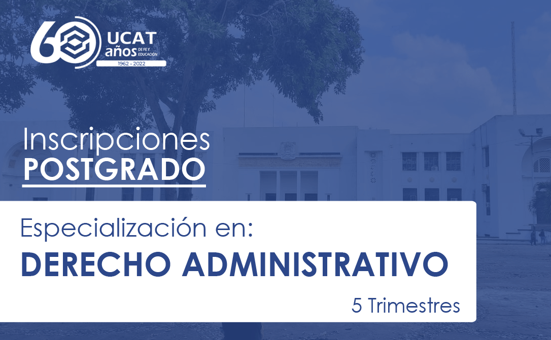 Inscripciones - Especialización en Derecho Administrativo - Universidad Católica del Táchira