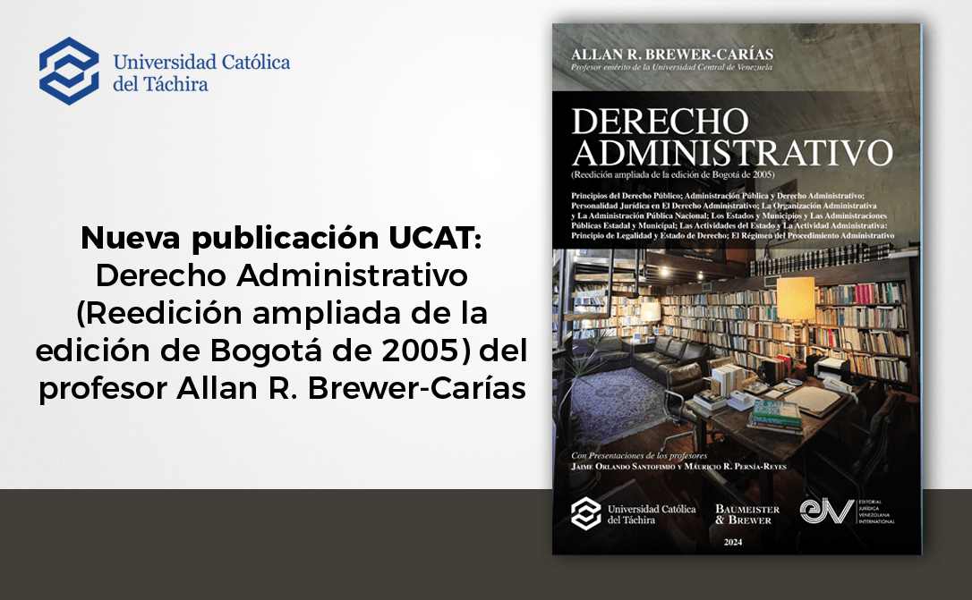 Nueva publicación UCAT: Derecho Administrativo (Reedición ampliada de la edición de Bogotá de ...