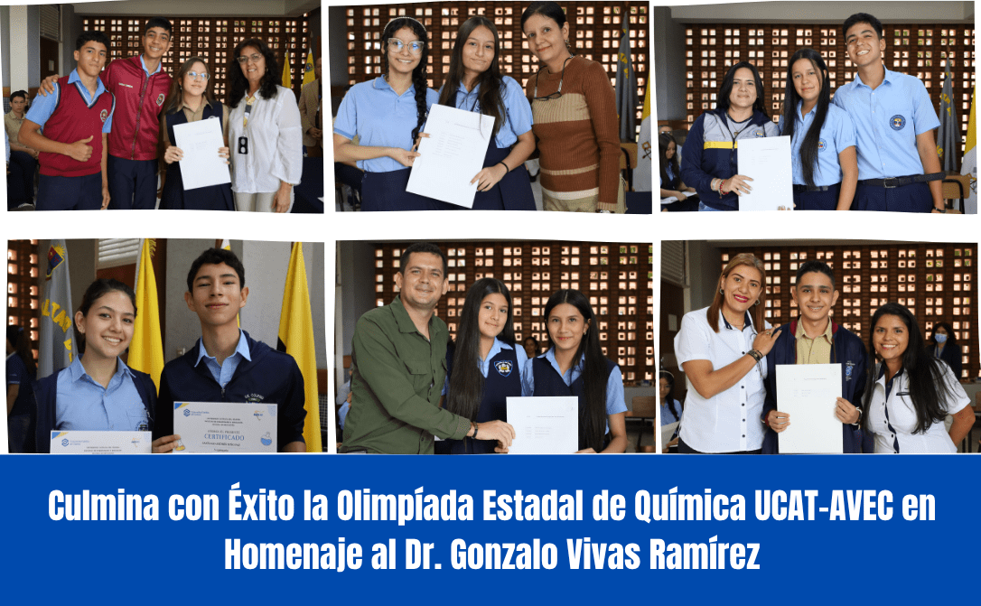 Culmina con Éxito la Olimpíada Estadal de Química UCAT-AVEC en Homenaje ...